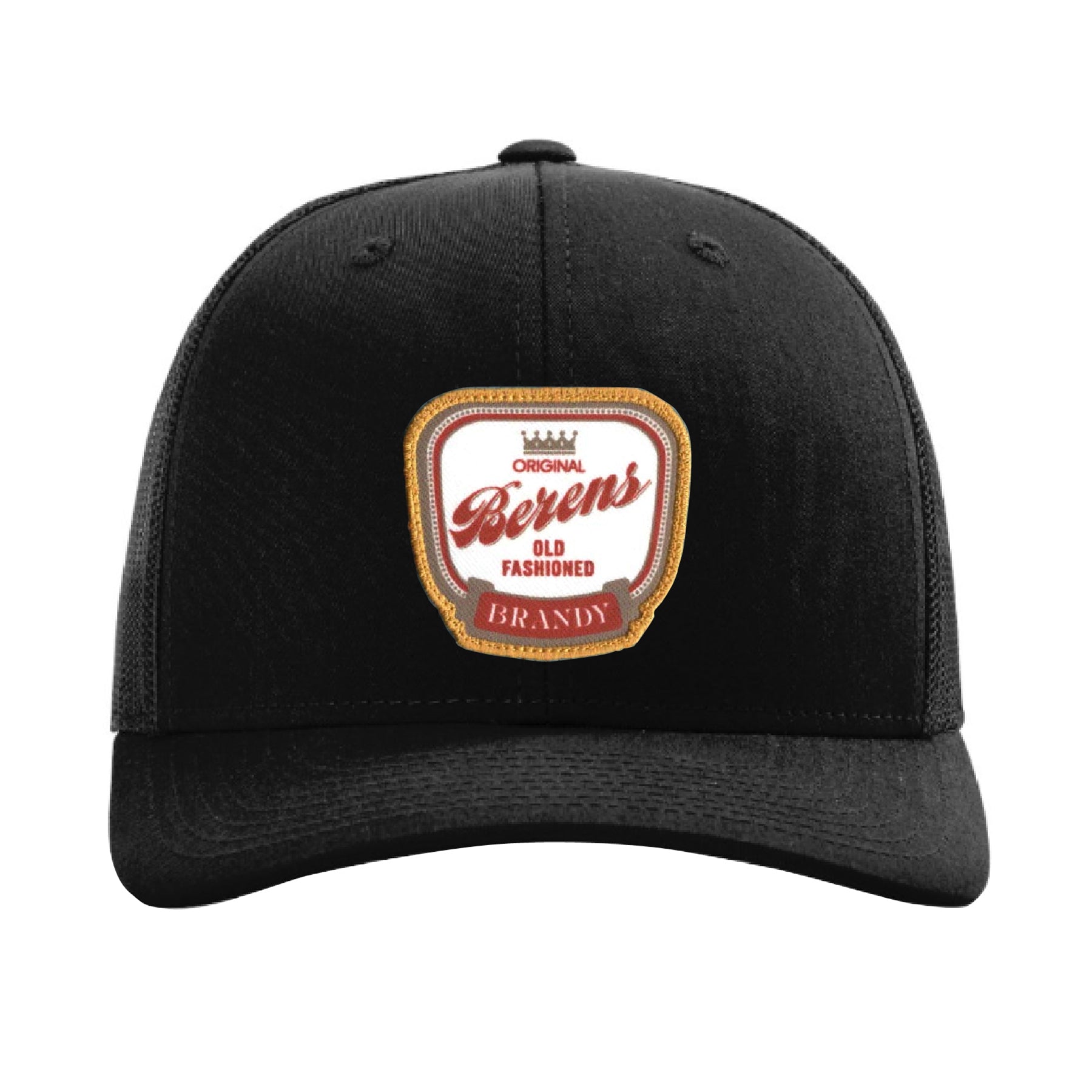 Berens Old Fashioned Brandy Label Trucker Hat - Black – Manitowoc Minute